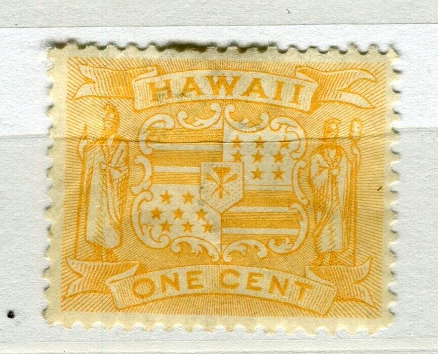 HAWAII; 1890s early classic issue Mint hinged 1c. value | United States ...