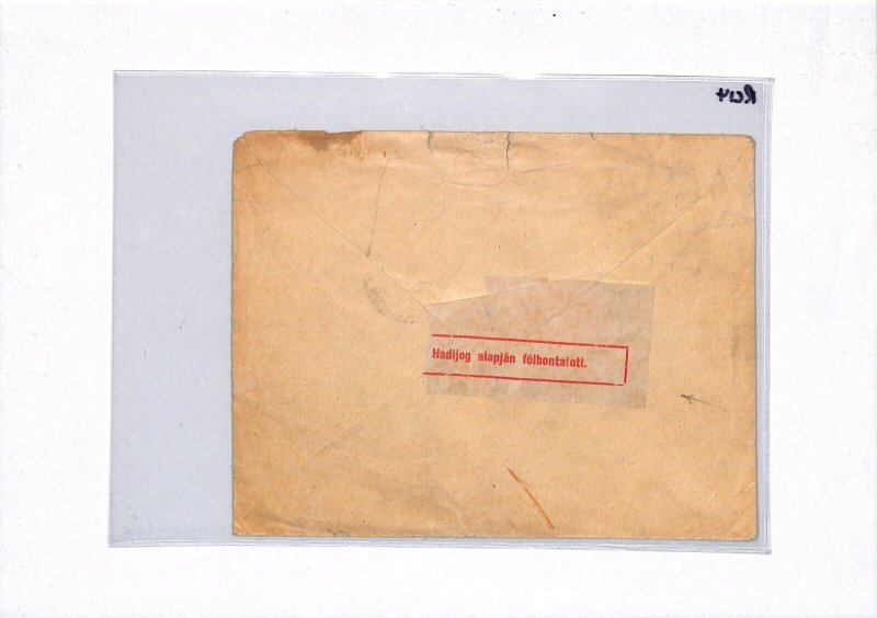 Hungary/Serbia WW1 POW Cover Mohol 1917 CDS Censor Danish RED Cross ...