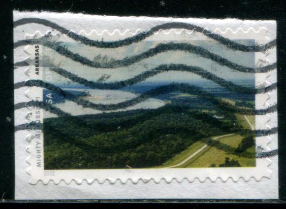 5698g US (58c) Mighty Mississippi SA, used on paper | United States ...