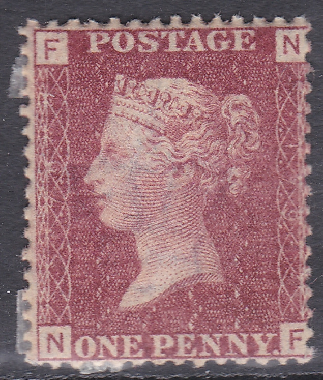 1858 Sg 43 1d Penny Red plate 179 Lettered N-F MOUNTED MINT | United ...