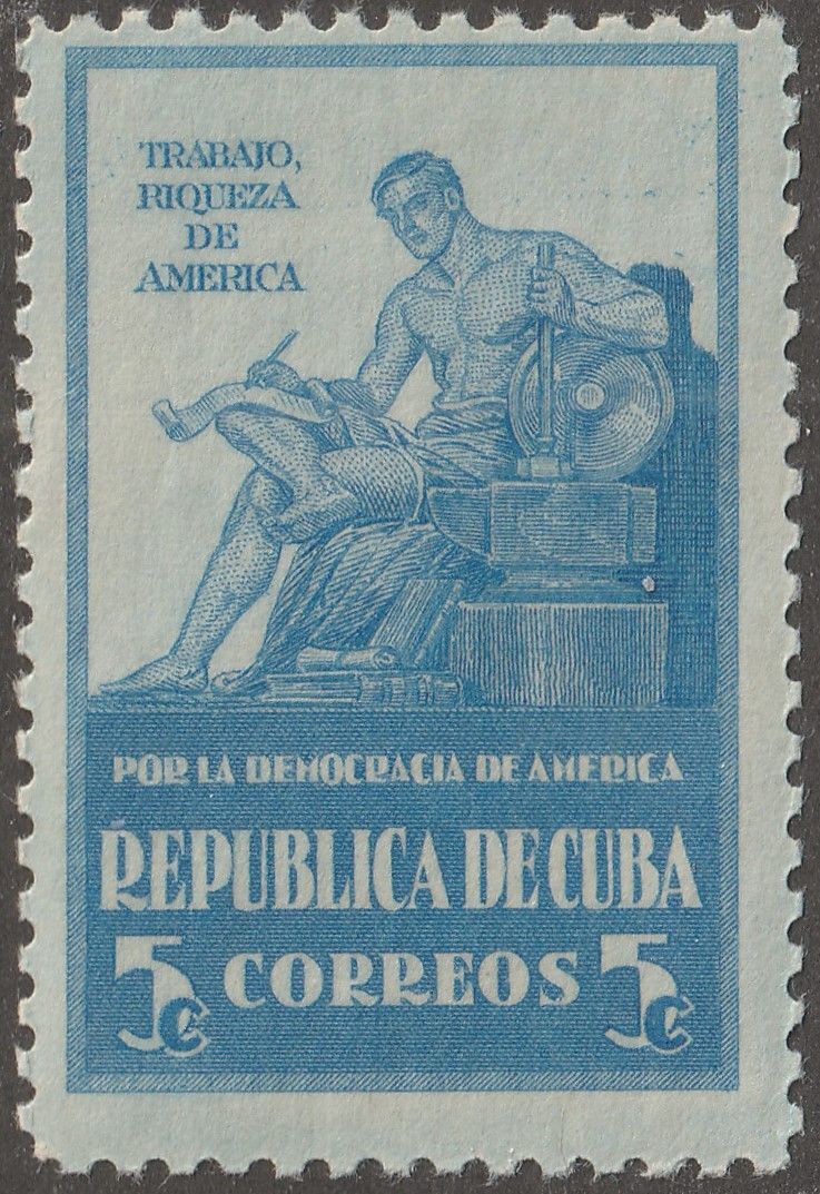 Cuba, stamp, Scott#370, mint, hinged, 5 cents, | Caribbean - Cuba ...