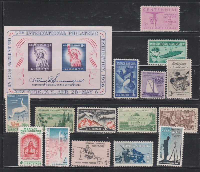 U.S. of America Postal Stamps #1075/1182 Range from/to | United States ...