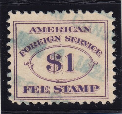 RK22 F-VF used consular revenue stamp with nice color cv $ 160 ! see ...