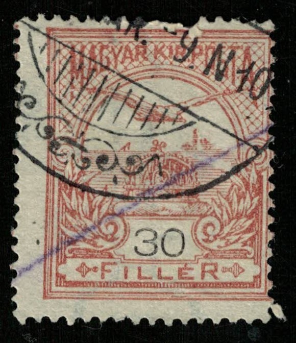 Magyar kir. posta, 30 Filler (T-9319) | Europe - Hungary, General Issue ...