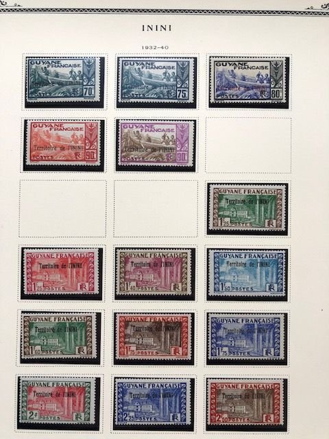 Inini - 5ea Album Pages - Stamps in Mounts - See Scans | United States ...