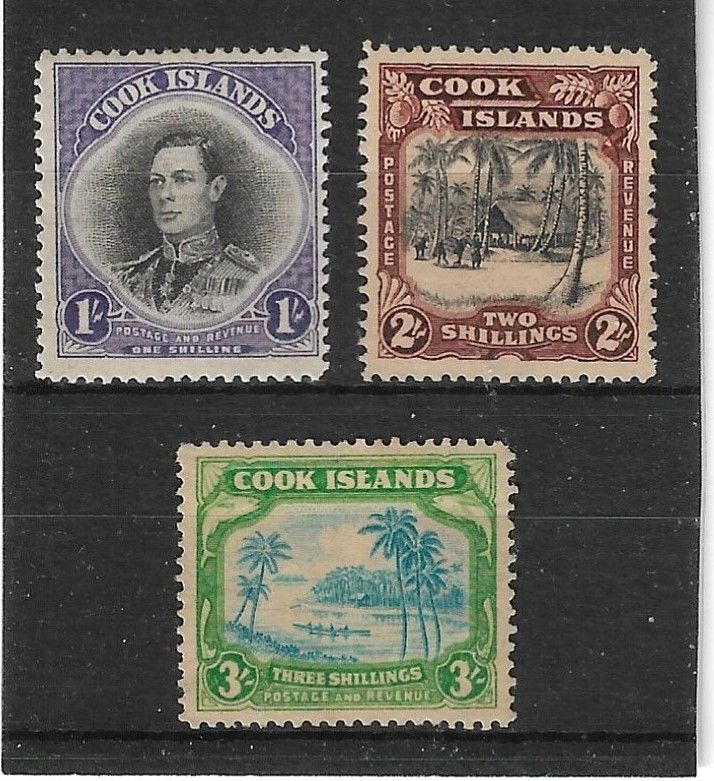 Cook Islands 1938 SET SG 127/129 Mint Hinged Cat £85 | Australia ...