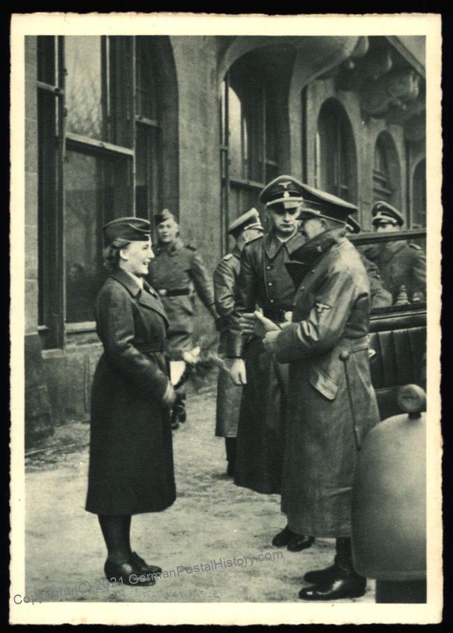 3rd Reich Germany Adolf Hitler Army Signals Woman Hoffmann UNUSED ...