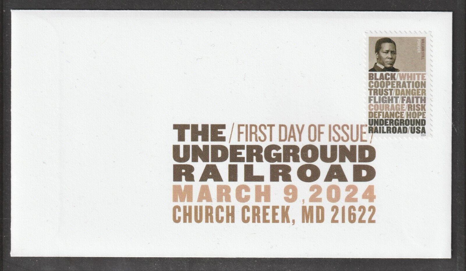 US 5836 The Underground Railroad William Still DCP FDC 2024 | United ...