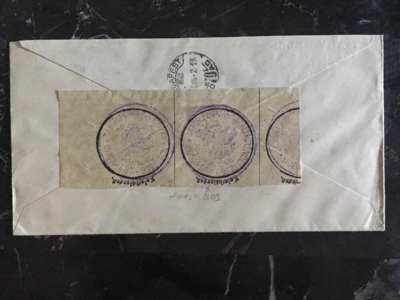 1940 Budapest Hungary Censored Cover To New York City USA | Europe ...