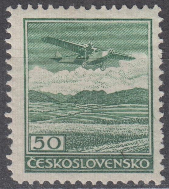 Czechoslovakia Scott #C10 1930 MH | Europe - Czech Republic, Air Mail ...