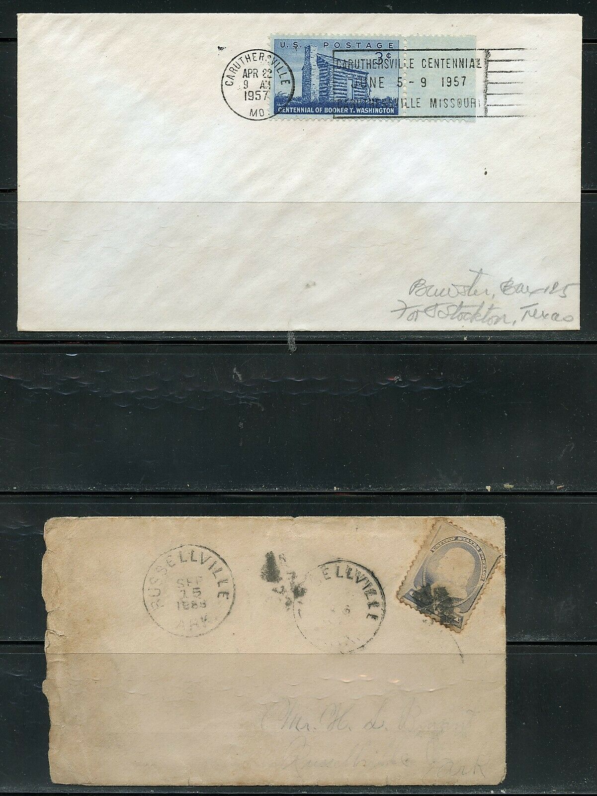 US Postal History of State of Missouri LOT of 24 Covers 184-1960 as ...