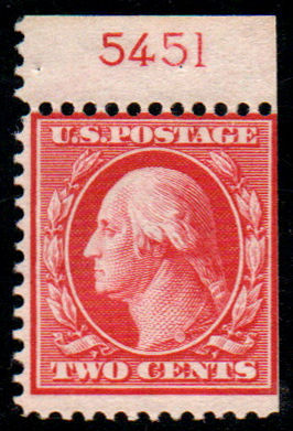 US #375a PLATE NUMBER SINGLE, F/VF mint never hinged, super fresh color ...