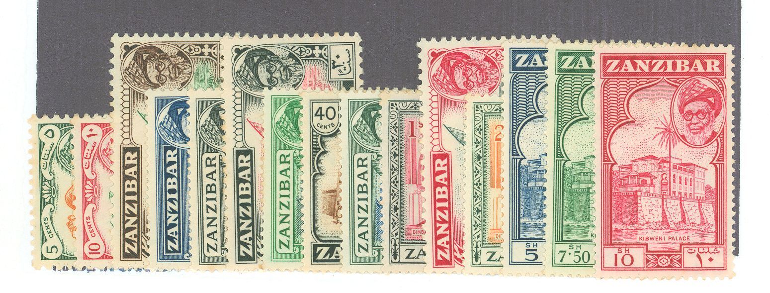 Zanzibar #249-263 Single (Complete Set) | Africa - Tanzania, General ...