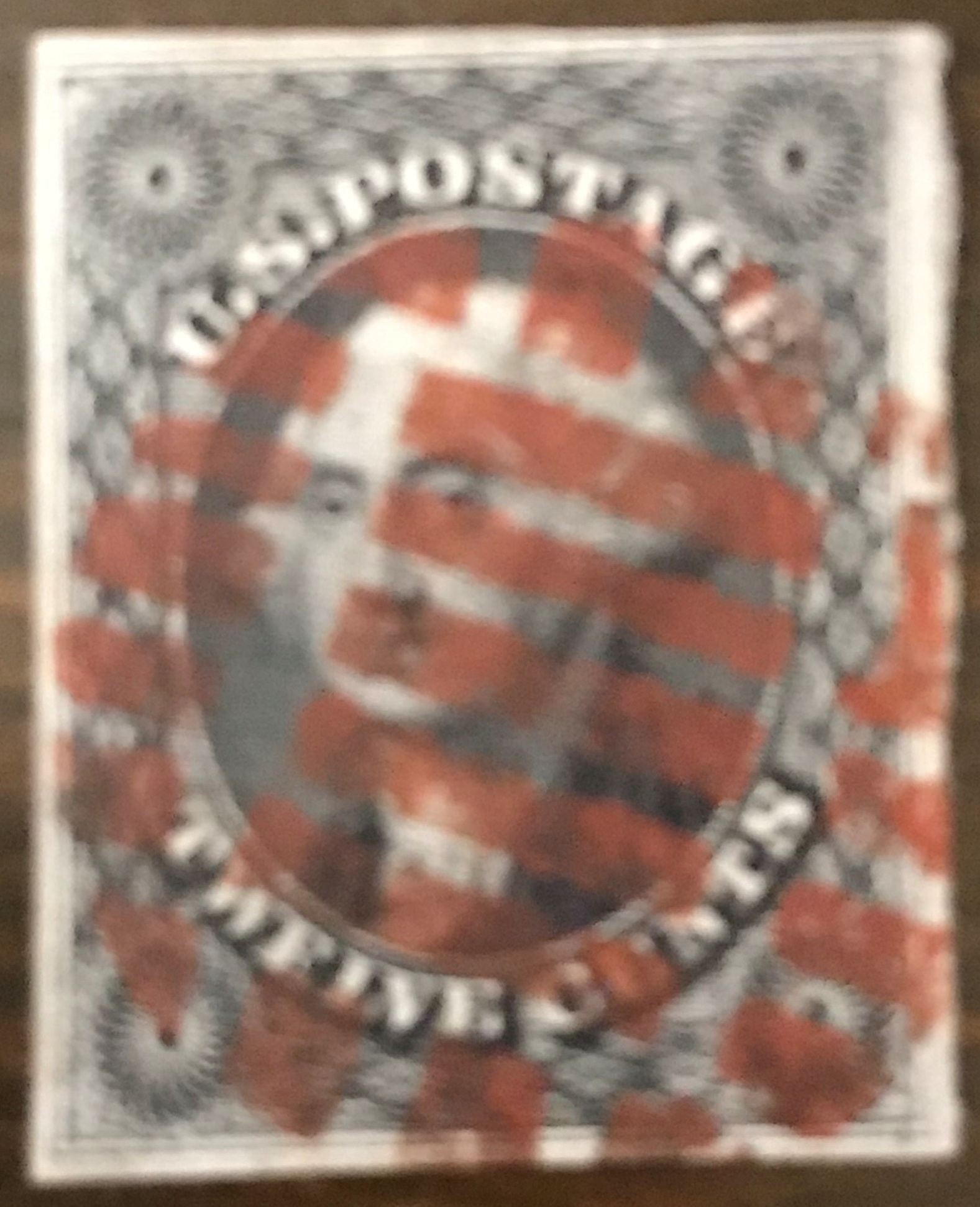 US USED SCOTT 17 - IMPERF 12¢ Washington - XF/subperb, LM - (STK10117 ...