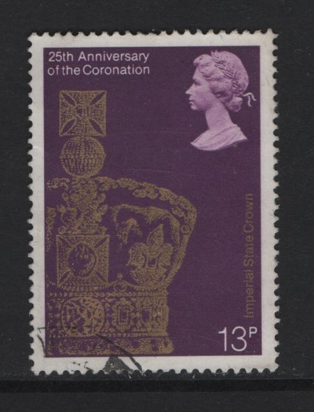 Great Britain #838 used 1978 anniversary coronation 13p | Great Britain ...