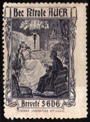 Vintage France Poster Stamp BEC Petroleum Nozzle (Anti-Drip Spout ...