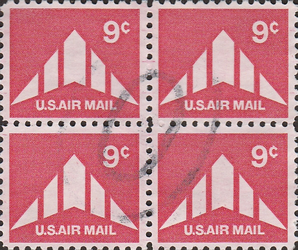 # C77 Used Delta Wing Plane | United States, Air Mail Stamp / HipStamp