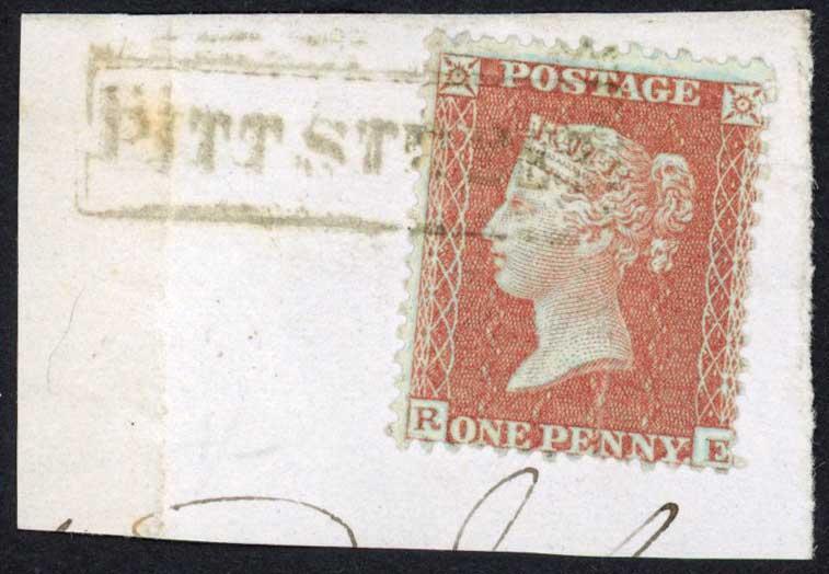 Penny Star (RE) C6 Plate 6 Very Fine used Cat 30 pounds | Great Britain ...