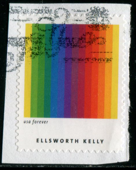 5385 US (55c) Ellsworth Kelly SA, used on paper | United States ...