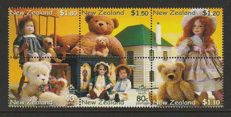 New Zealand Clearance- #1686A Teddy Bears & Dolls MNH | Australia ...