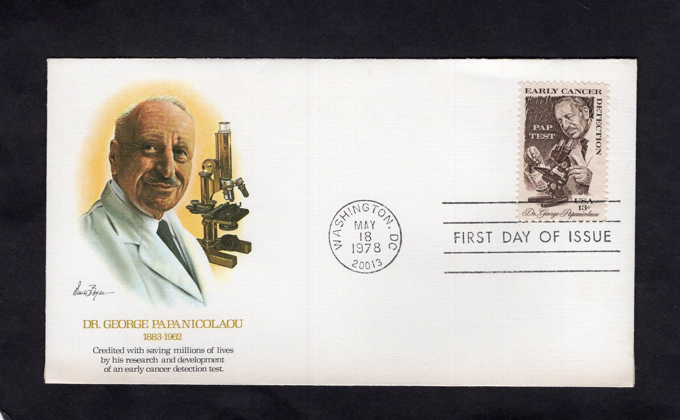 1754 Early Cancer Detection, FDC Fleetwood | United States, General ...