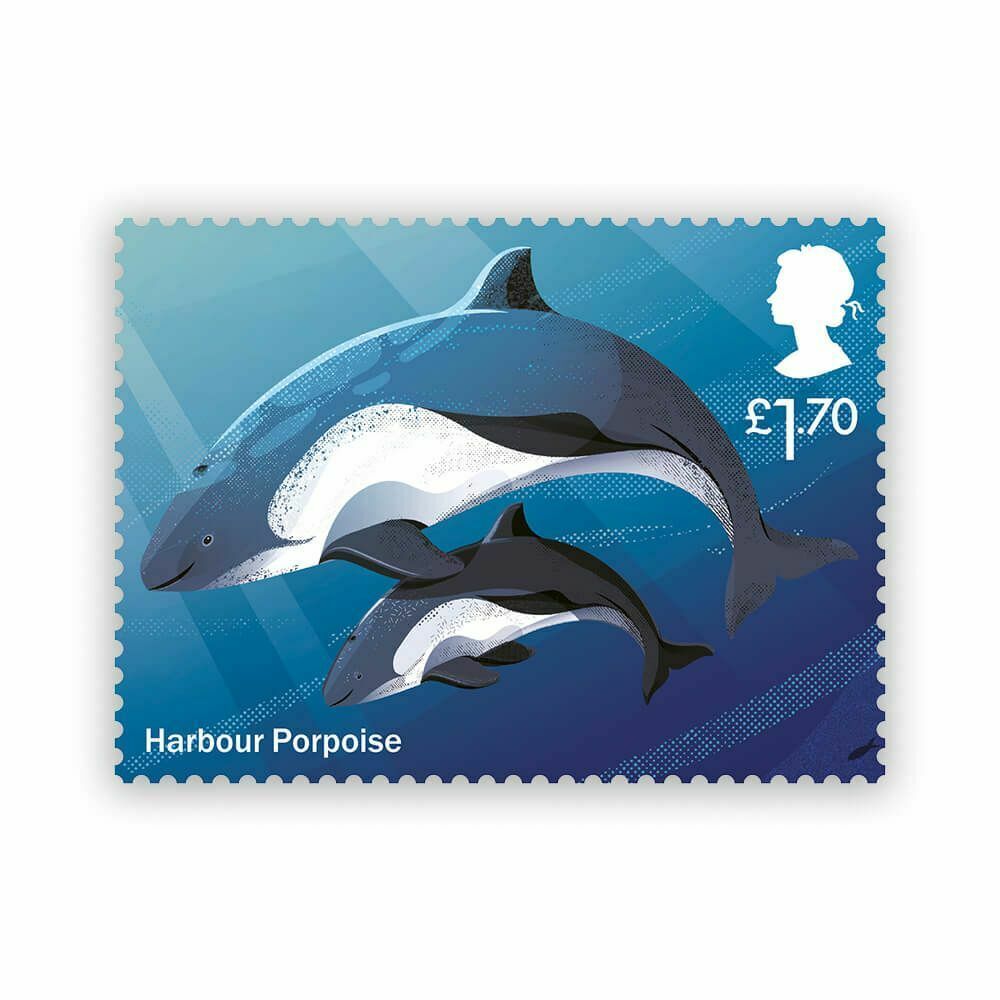 GB 4552d Wild Coasts Marine Food Chain Harbour Porpoise £1.70 single ...