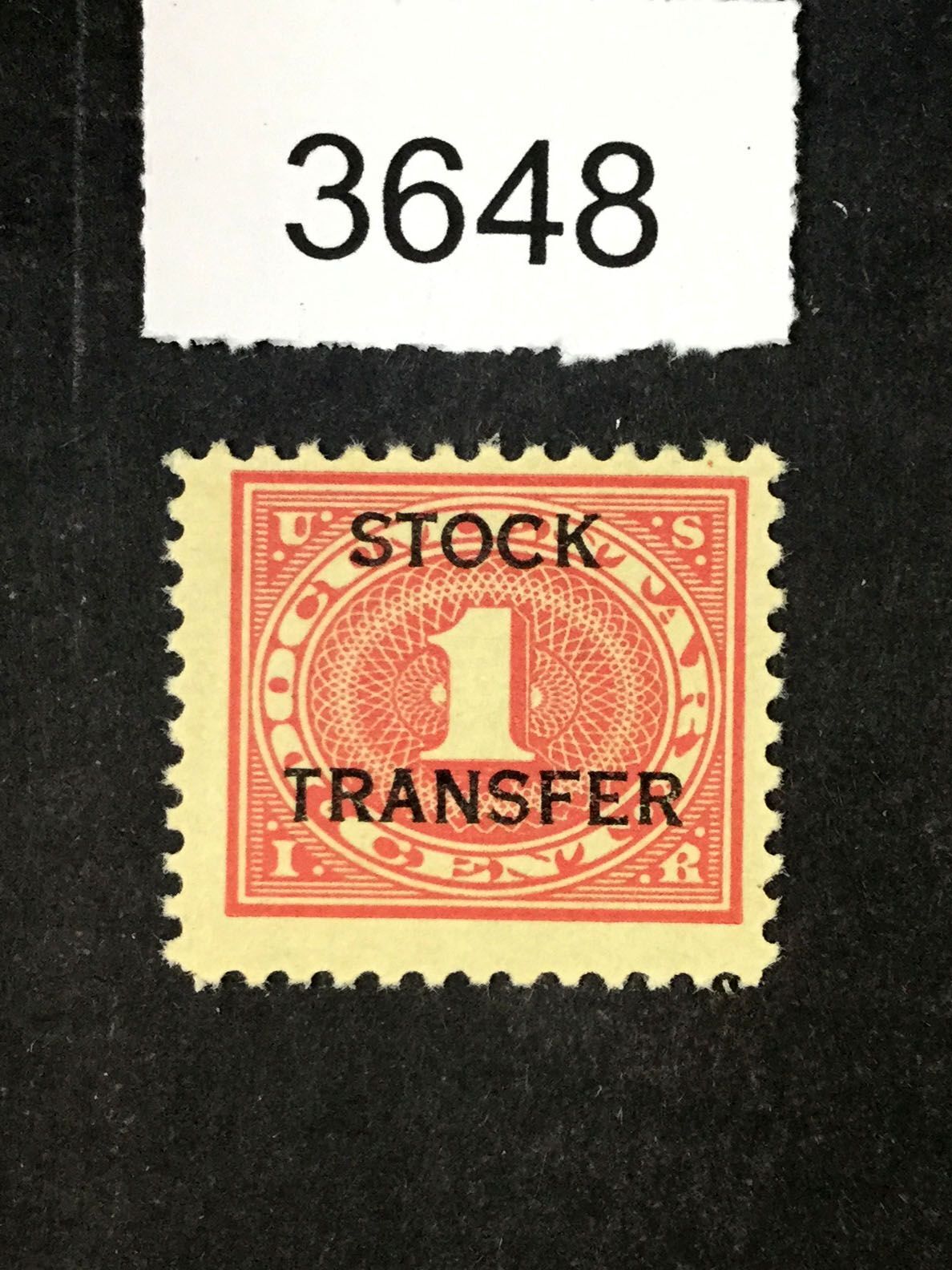 US Stamps #Rd1 Mint OG NH LOT #3648 | United States, Revenues - Stock ...