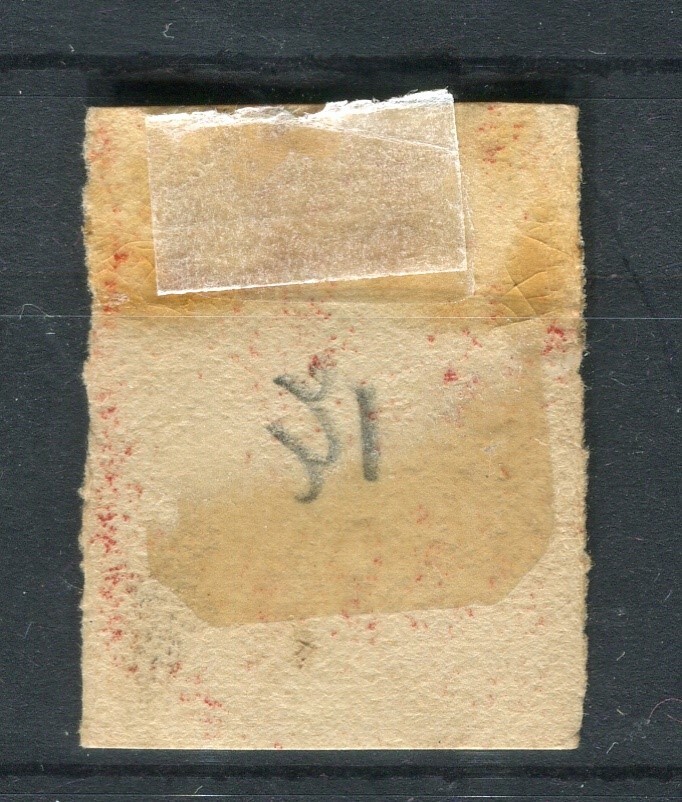 AUSTRALIA TASMANIA; Scarce QV 1d Imperf Chalon Head (1855) Perkins ...