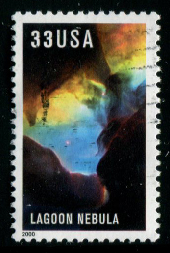 3386 US 33c Lagoon Nebula, used | United States, General Issue Stamp ...
