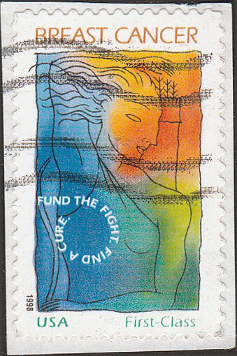 # B1 Used Breast Cancer Research | United States, Semi-Postal Stamp ...