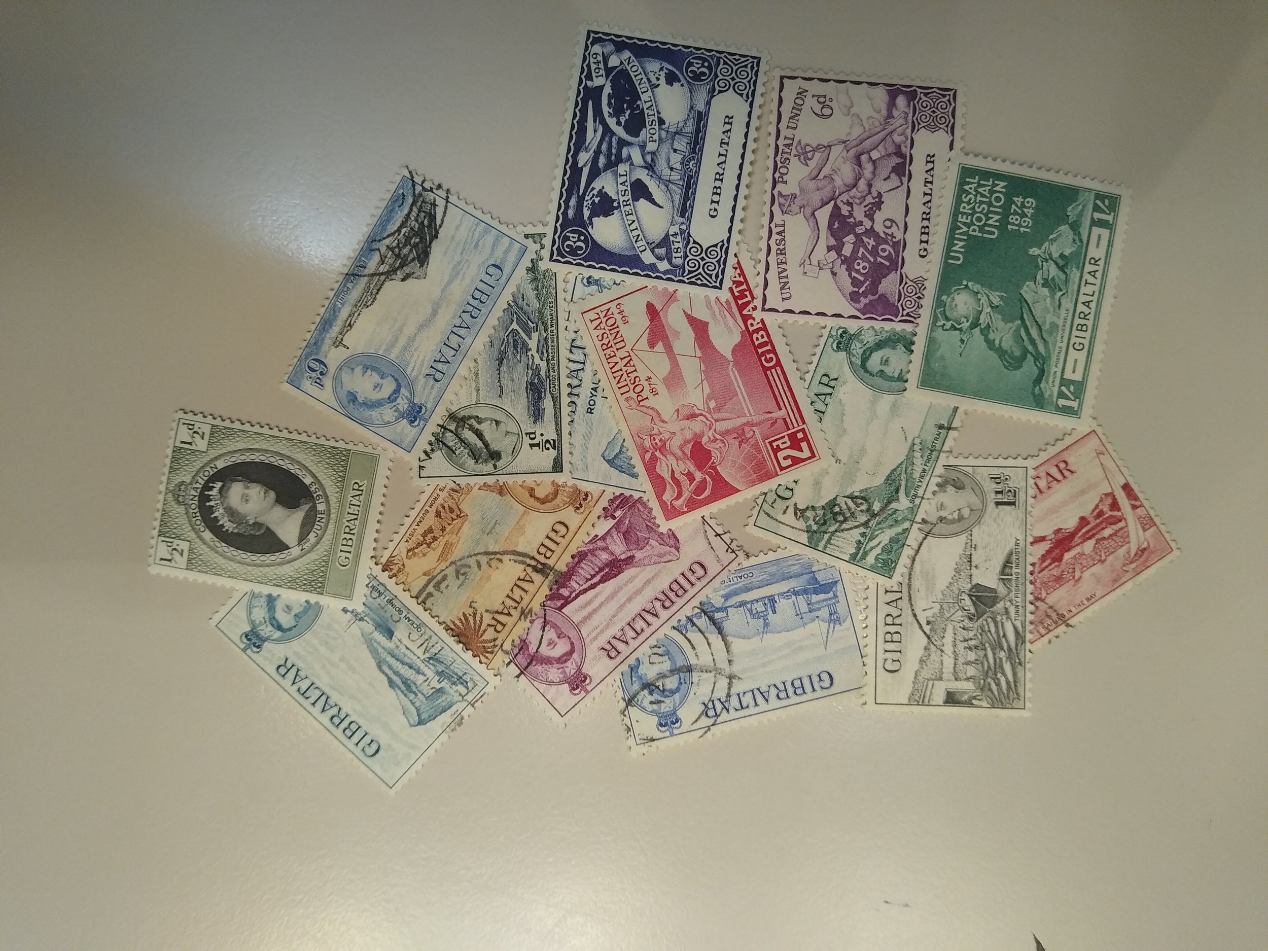 selection Gibraltar 1949-55 FW: CV $18 | Europe - Gibraltar, Stamp ... selection Gibraltar 1949-55 FW: CV $18 | Europe - Gibraltar, Stamp ...