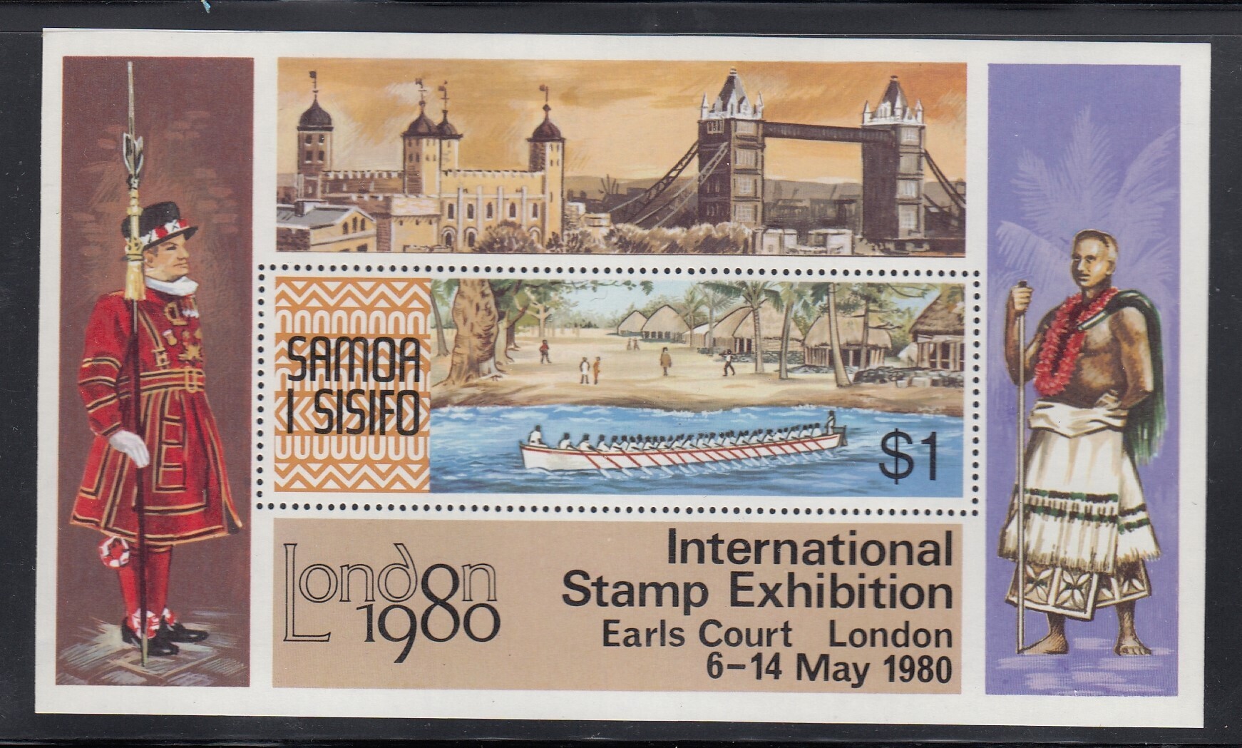 Samoa 531 London '80 SS mnh | Australia & Oceania - Samoa, General ...