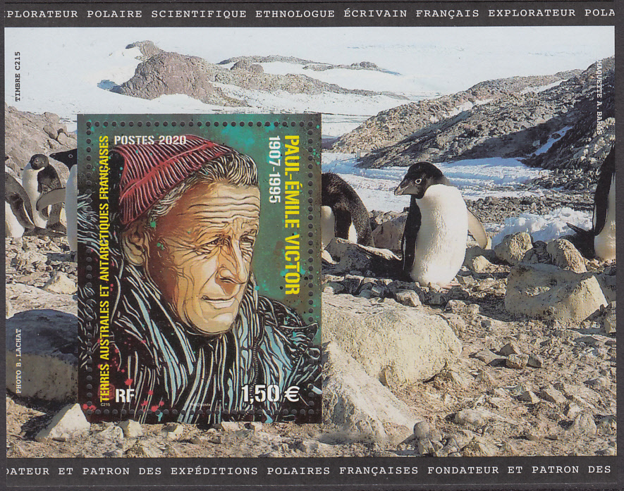 Taaf France Antarctic 2021 Polar Explorer Paul-Emile Victor Penguins ...