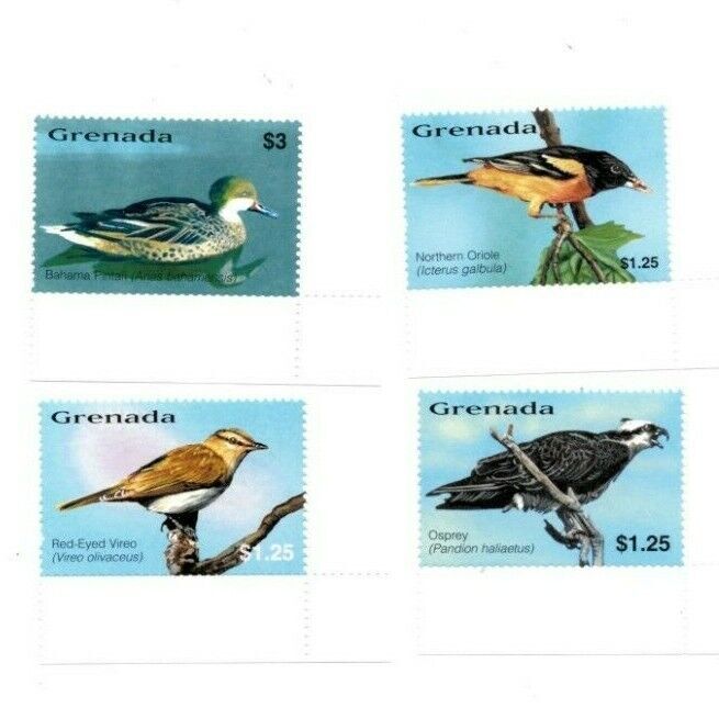 Grenada - 2003 - Birds - Set Of 4 Stamps - MNH | Caribbean - Grenada ...