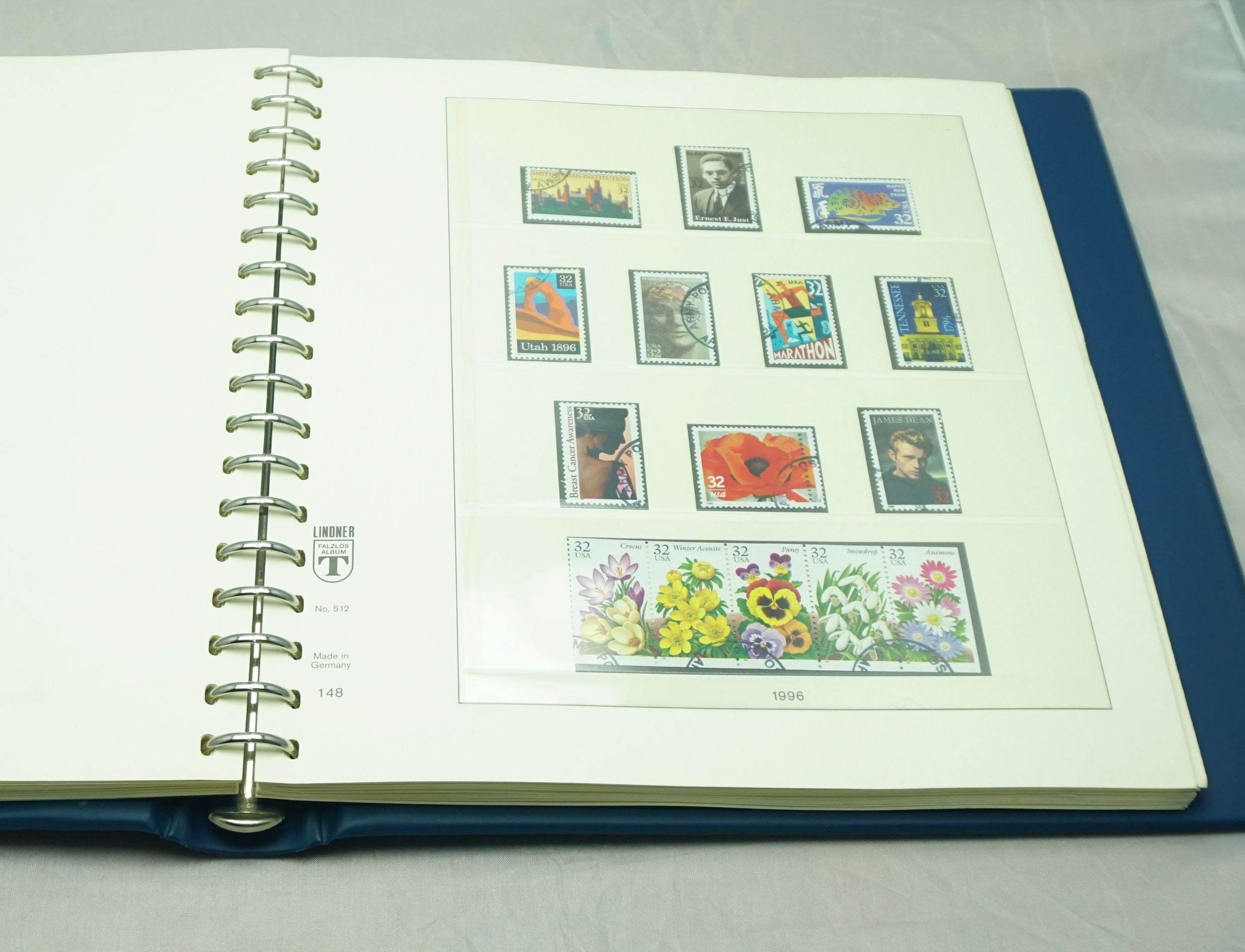 Lindner USA Postage Stamp Booklet Collection in 10 Hingeless Albums up ...