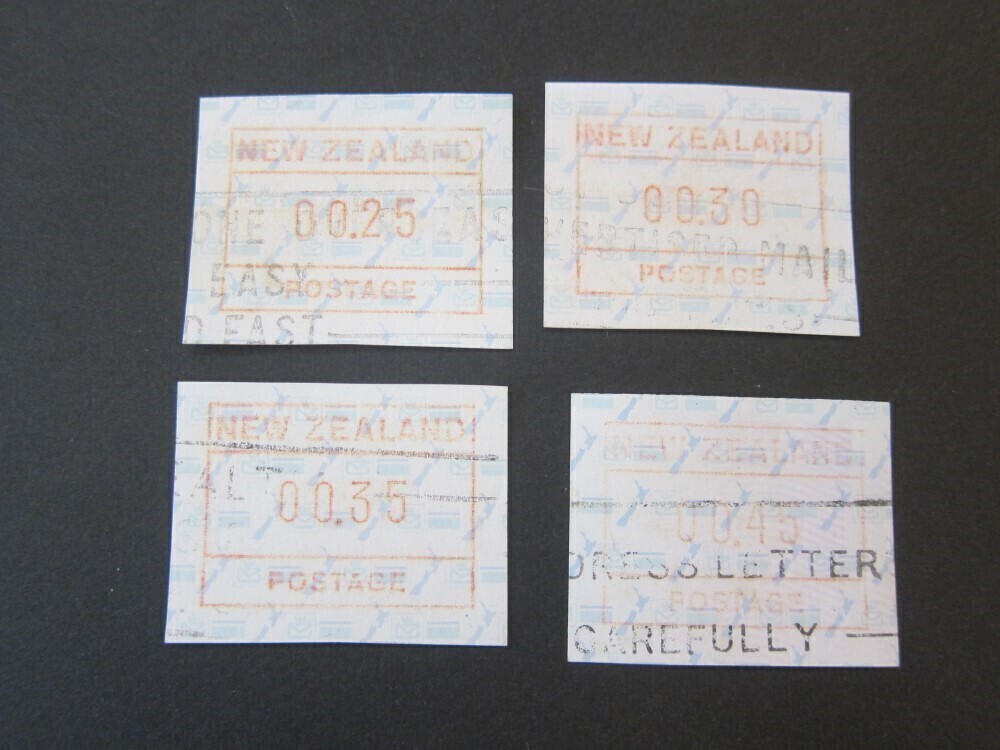 New Zealand 1986 Frama Map set FU | Australia & Oceania - New Zealand ...