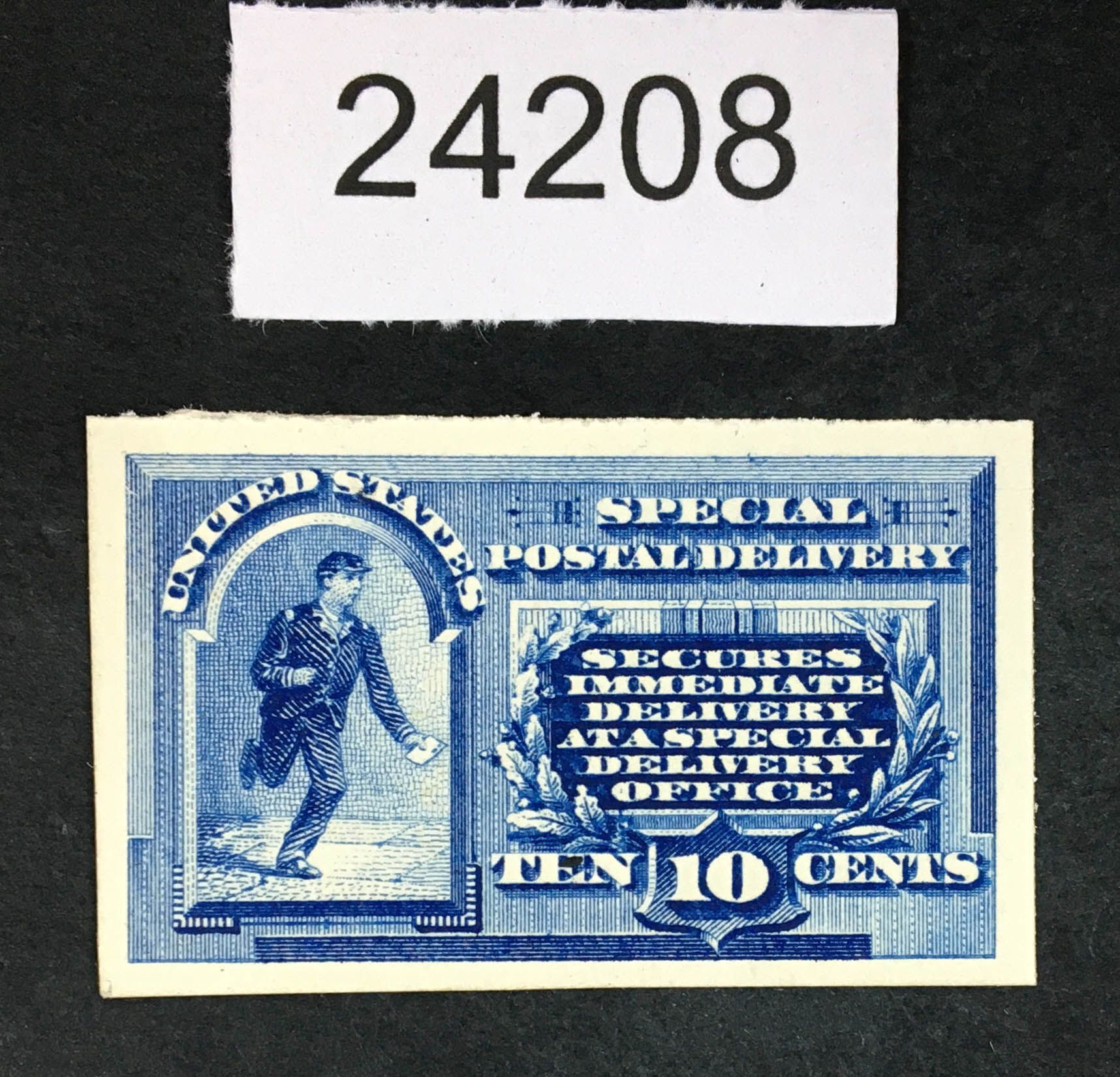 US Stamps # E1P4 Proof on Card $30 LOT #24208 | United States, Back of ...