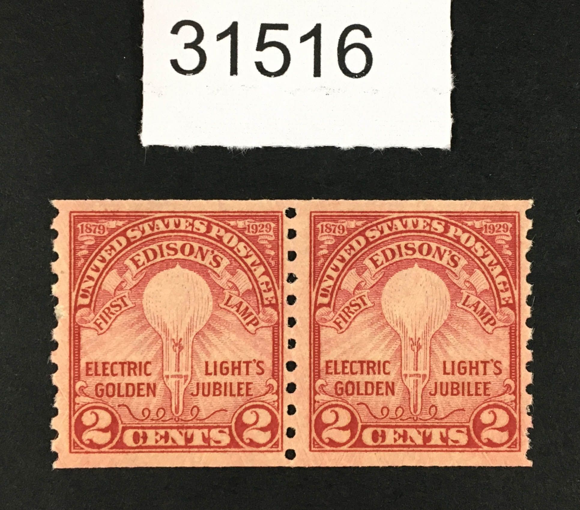 US Stamps # 656 Mint OG NH Pair LOT #31516 | United States, General ...