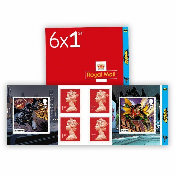 Royal Mail - DC Collection - 1st Class Stamp Book - Batman & Robin | Worldwide - Other, Stamp ...