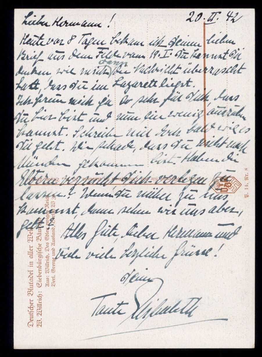 3rd Reich Germany VDA Willrich Propaganda Card G94025 | Worldwide ...