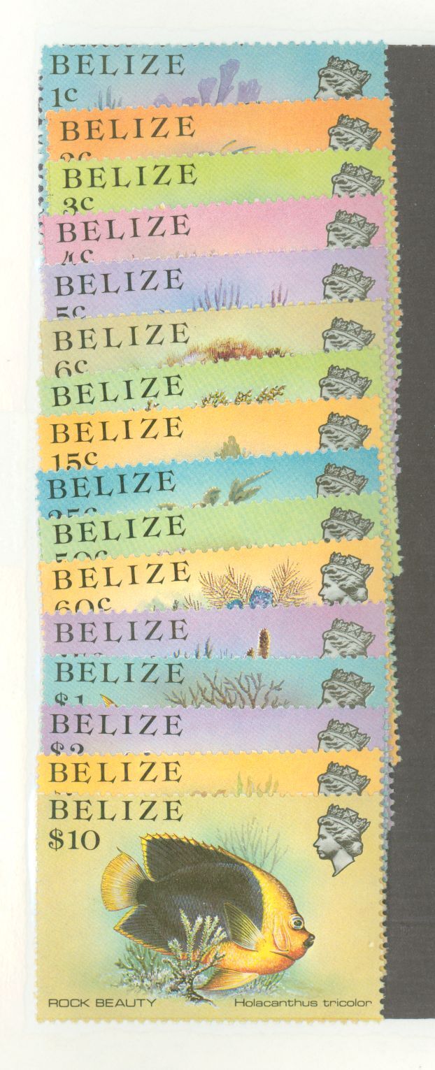 Belize #699-714 Single (Complete Set) | Central & South America ...