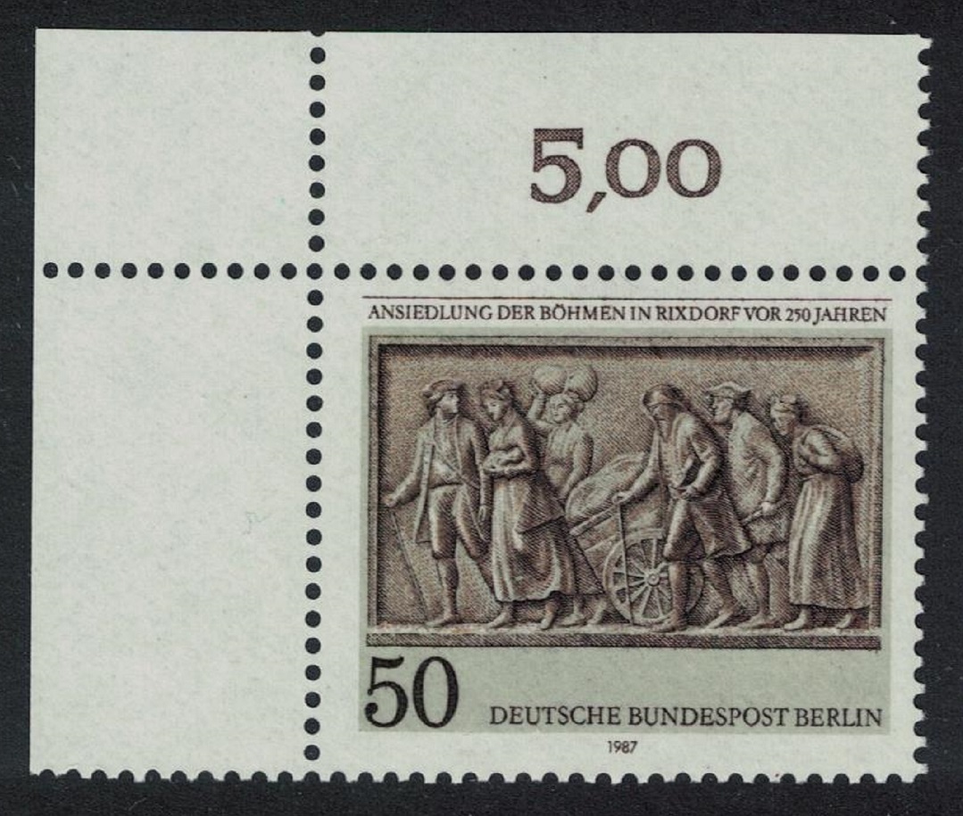 Berlin 250th Anniversary of Bohemian Settlement Rixdorf T1 Corners 1987 ...