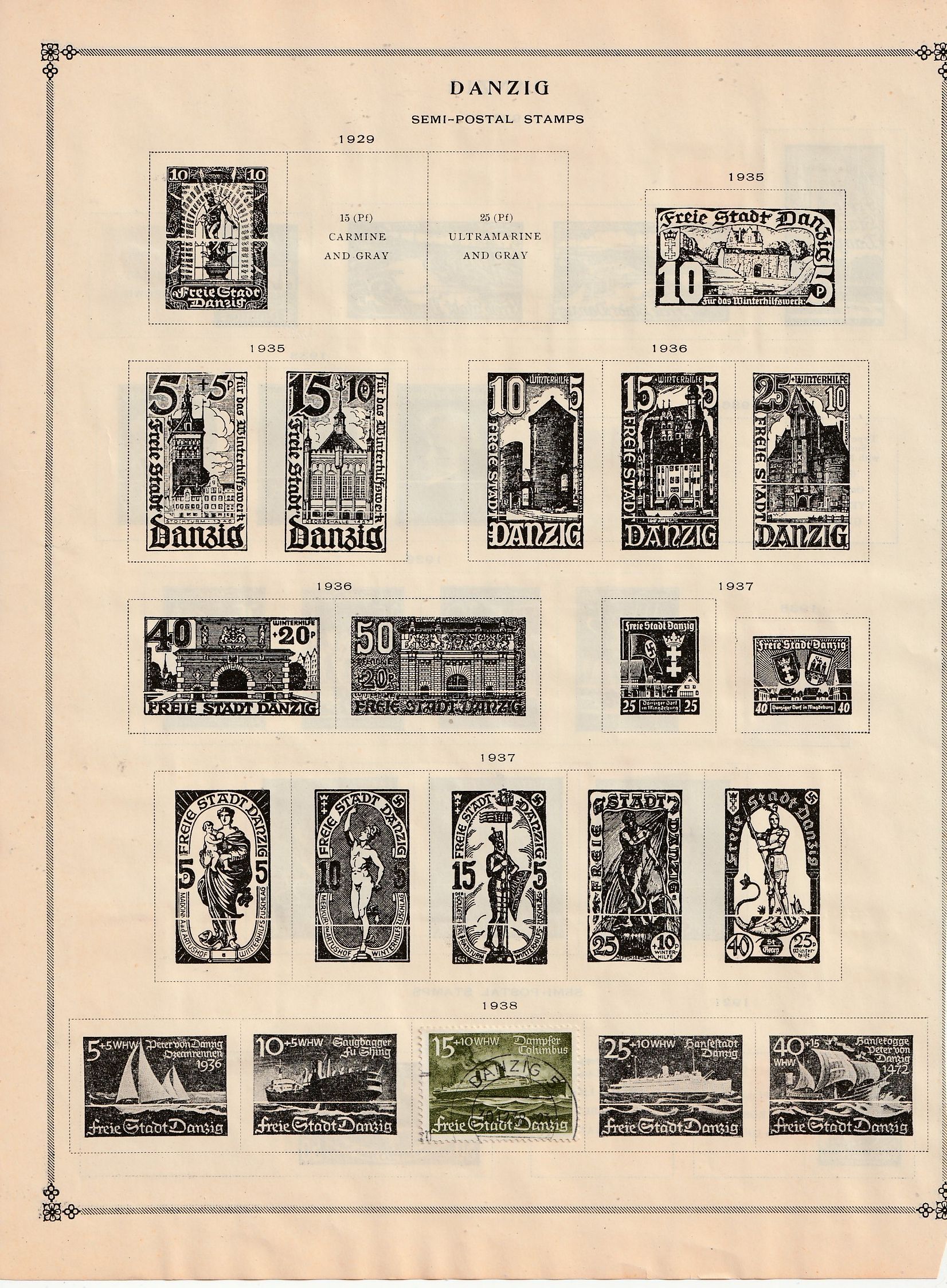 Danzig Collection - 7 Scans, All the stamps are in the scans. | Europe ...