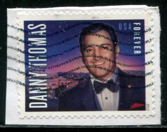 4628 US (45c) Danny Thomas SA, used on paper | United States, General ...