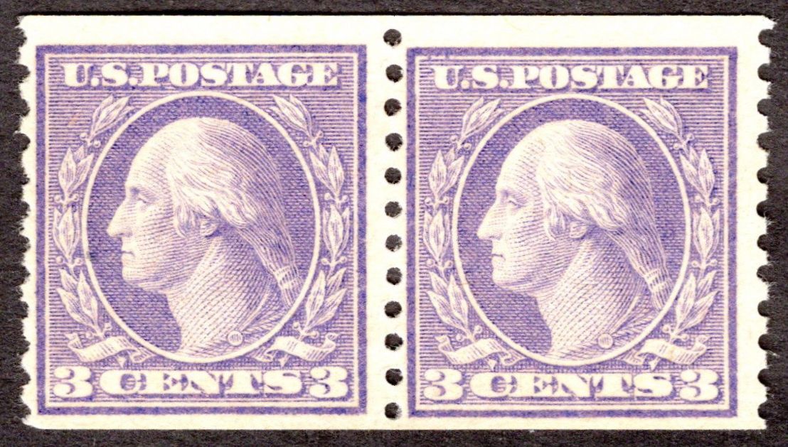 1918, US 3c, Washington, MNH pair, Sc 494 | United States, General ...