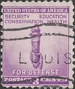 # 901 Used National Defense | United States, General Issue Stamp / HipStamp