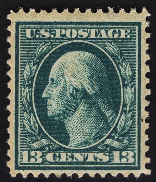 US #339 13c Blue Green Washington MINT HINGED SCV $37.50 | United ...