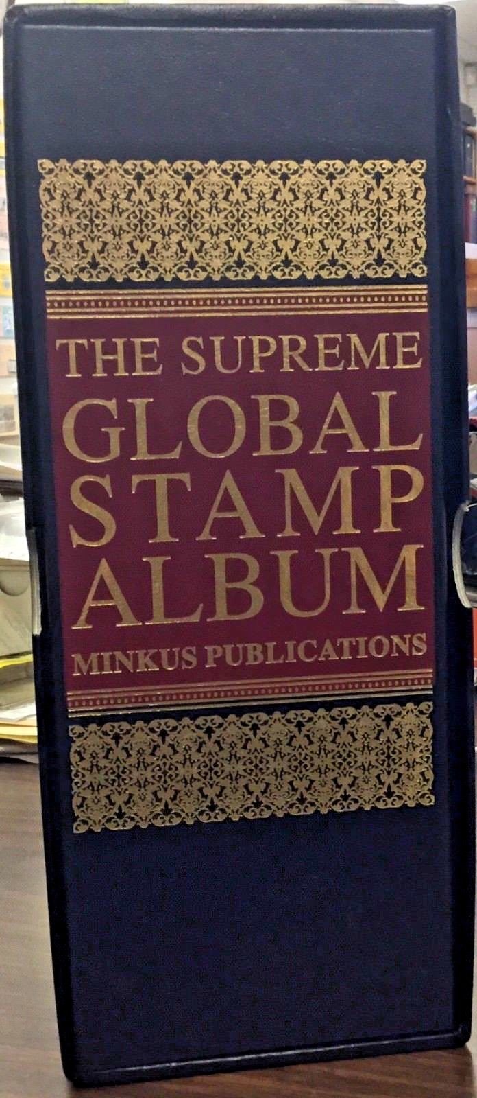 Minkus SUPREME GLOBAL binder and slipcase, brand new! | Publications ...