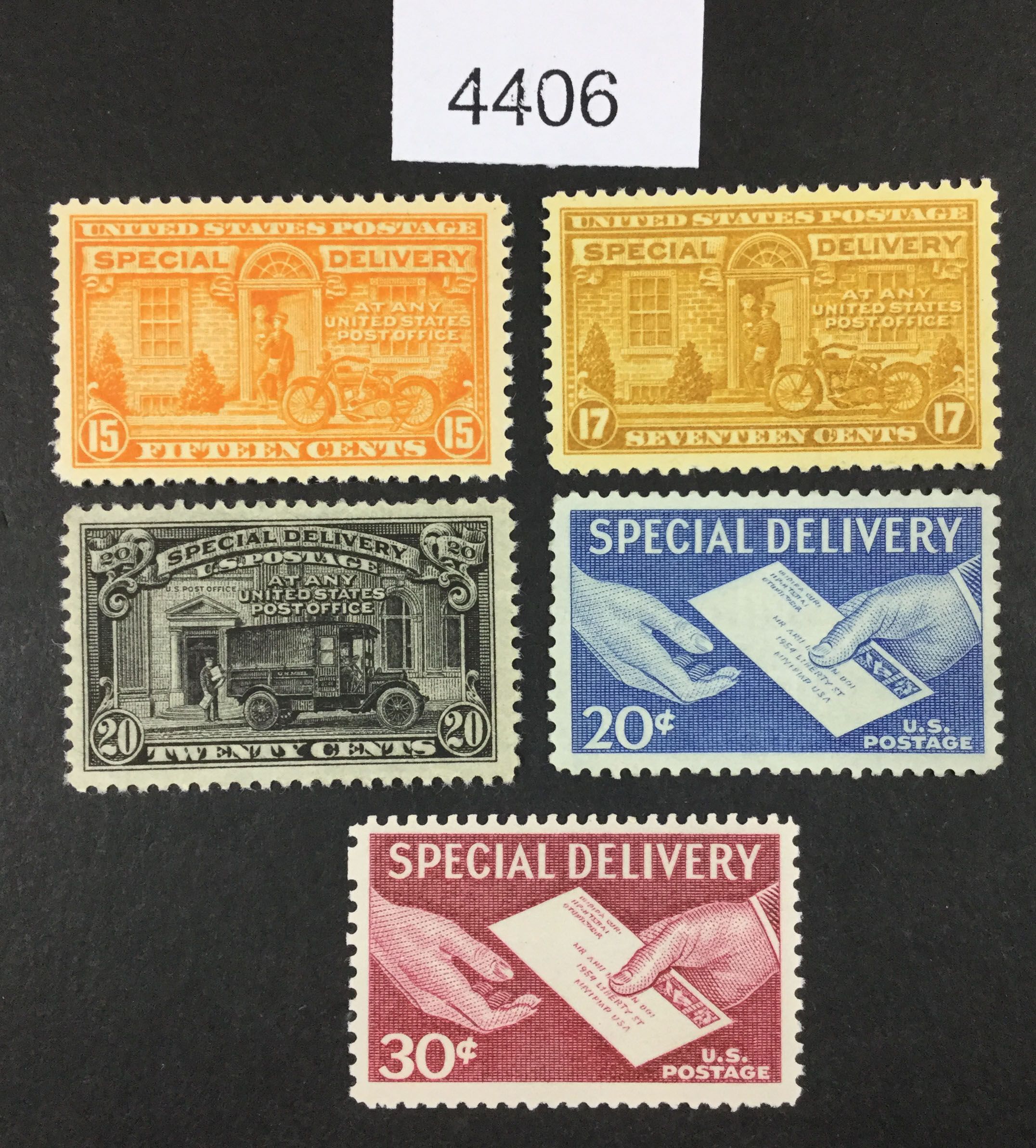 US Stamps #E16,E18-E21 Mint OG NH VF+ LOT #4406 | United States ...