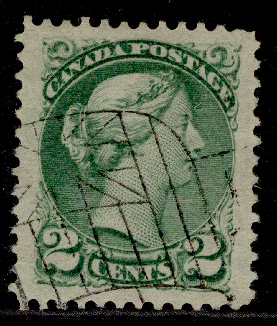 CANADA QV SG77, 2c deep green, FINE USED. | Canada, Stamp / HipStamp